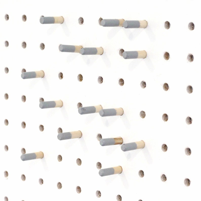Mini Wooden Pegboard Pegs Pack of 15 - Etsy UK