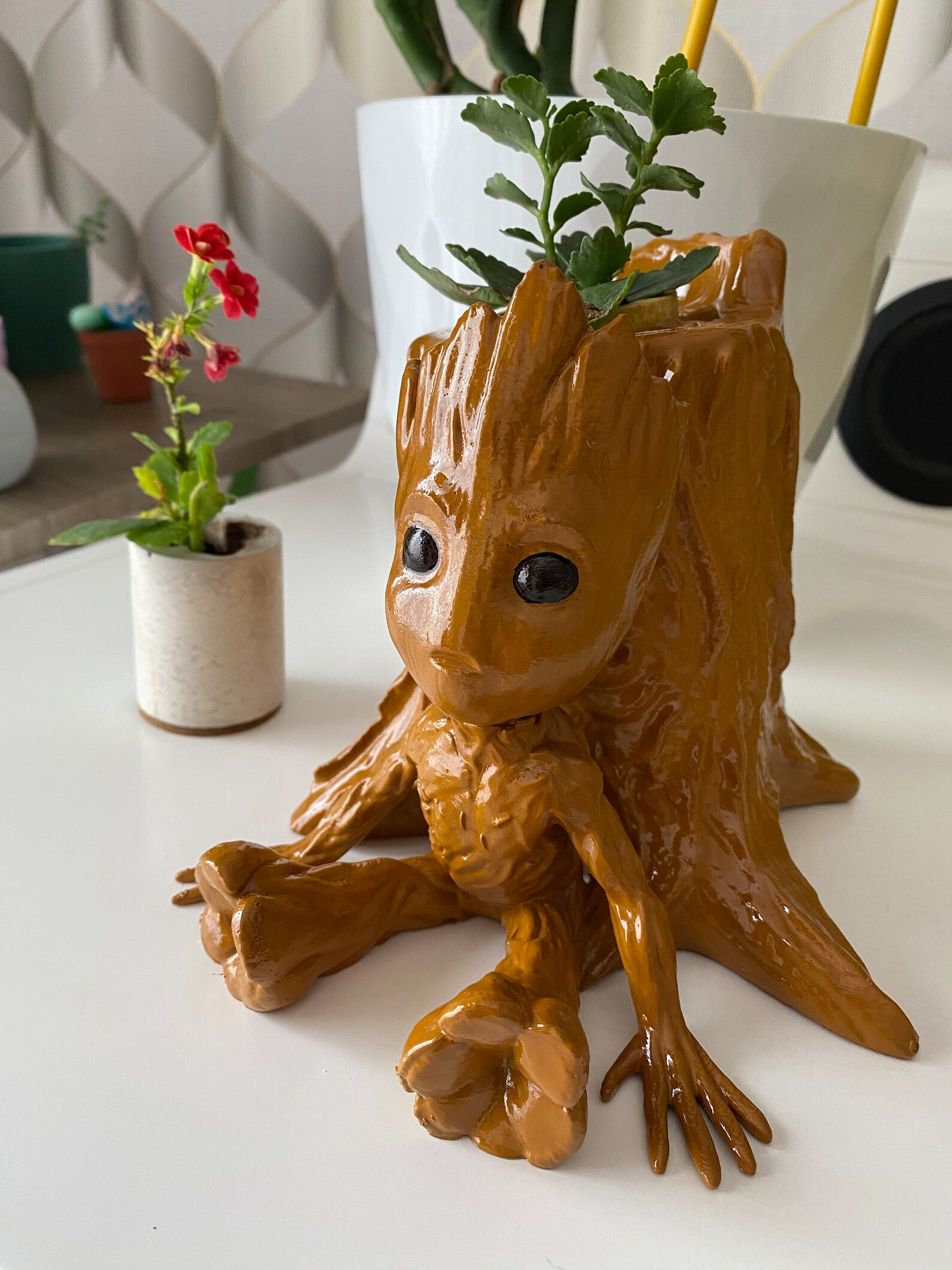 Cute Baby Groot Succulent Planter | Guardians of the Galaxy Vase | Sci ...