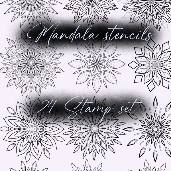 Mandala Stamp - Etsy