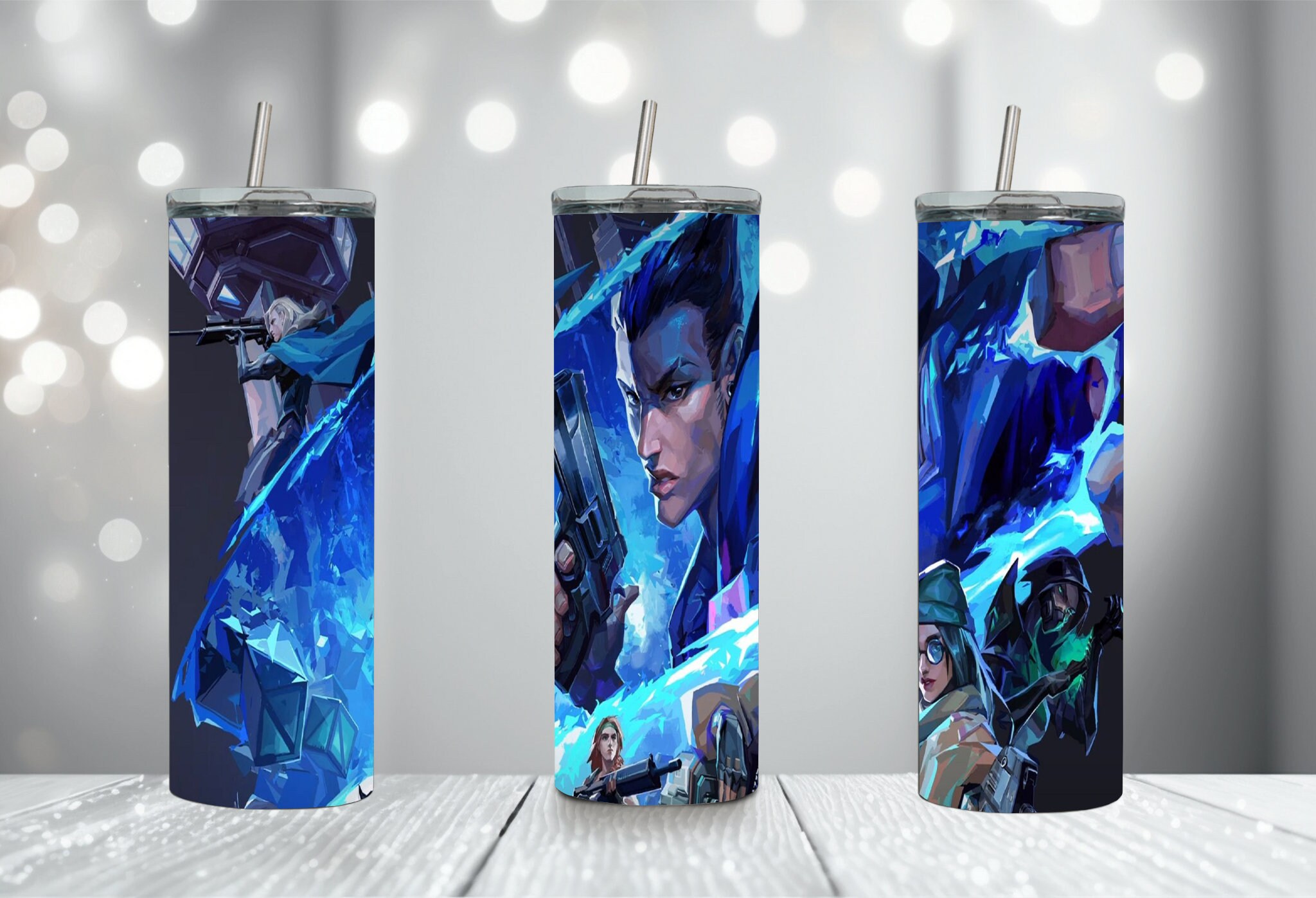 Valorant Designs, Yoru Design, 20oz Skinny Straight & Tapered Bundle ...