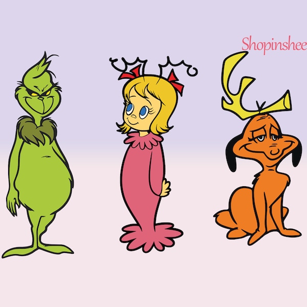 Grinch and Max On - Etsy
