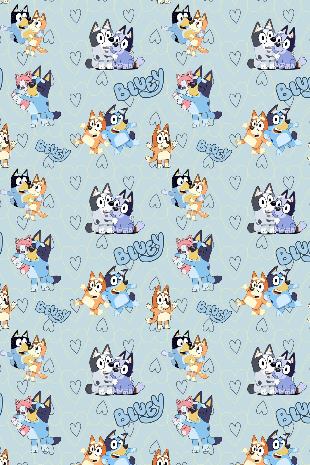 Bluey Wrapping Paper Bluey Wrapping Bluey Gift Wrap Bluey - Etsy