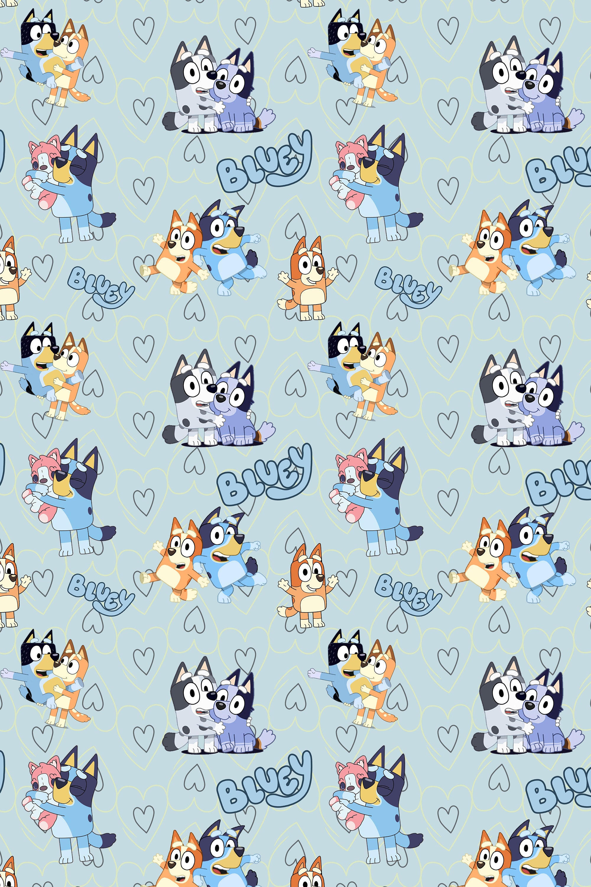 Bluey Wrapping Paper Bluey Wrapping Bluey Gift Wrap Bluey - Etsy