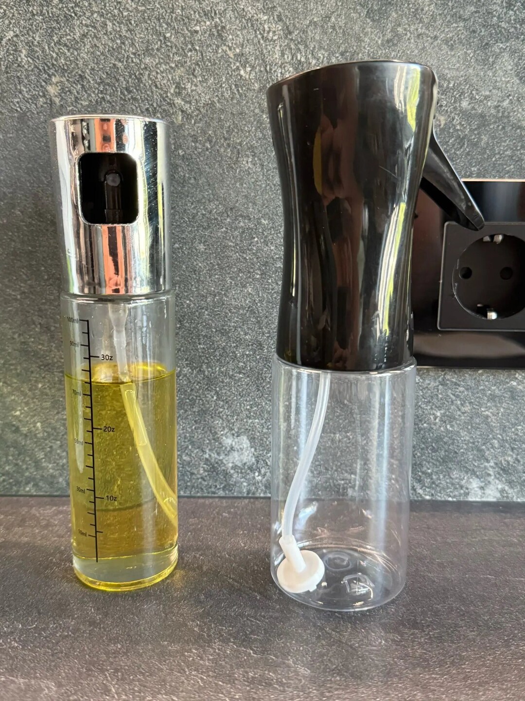 Versatile Kitchen Set: BBQ Glass Condiment Dispenser for Mixing and ...