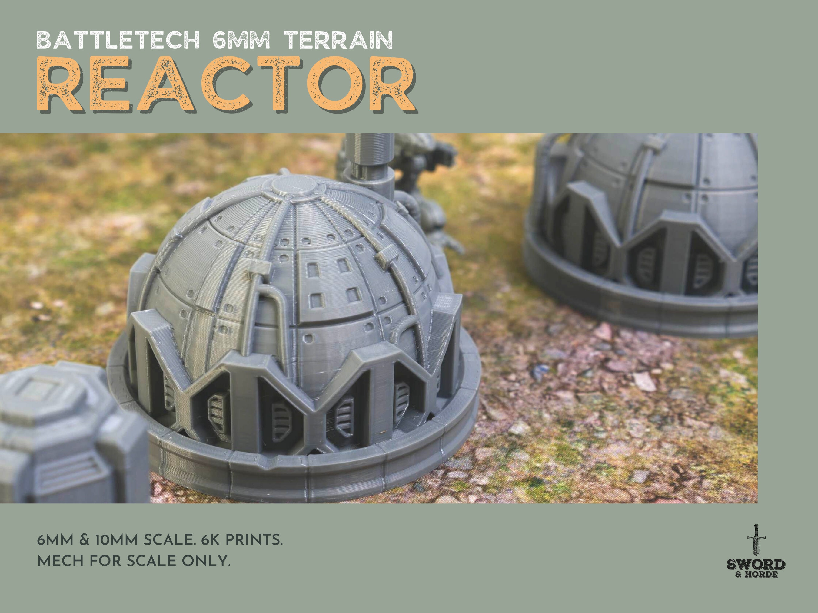Reactor Terrain Battletech Mechwarrior Miniatures - Etsy
