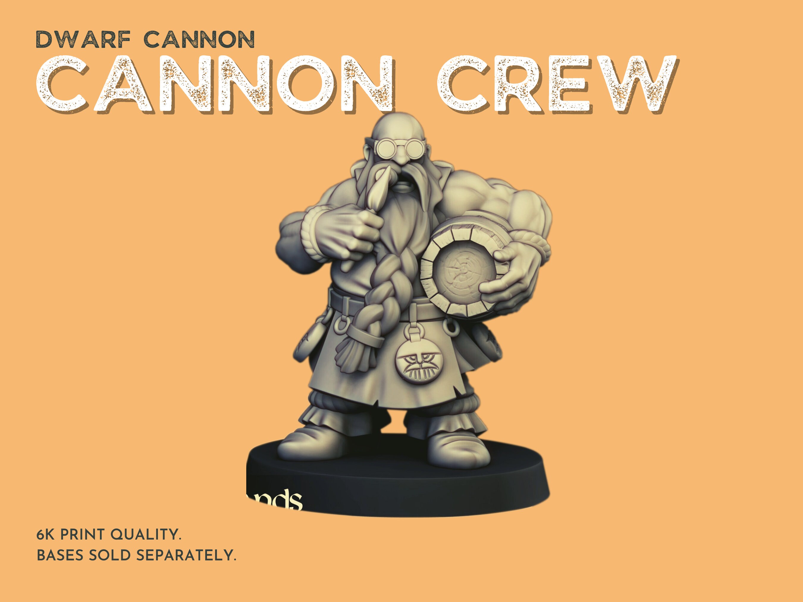 Dwarf Cannon Highland Miniatures Fantasy Dwarves - Etsy