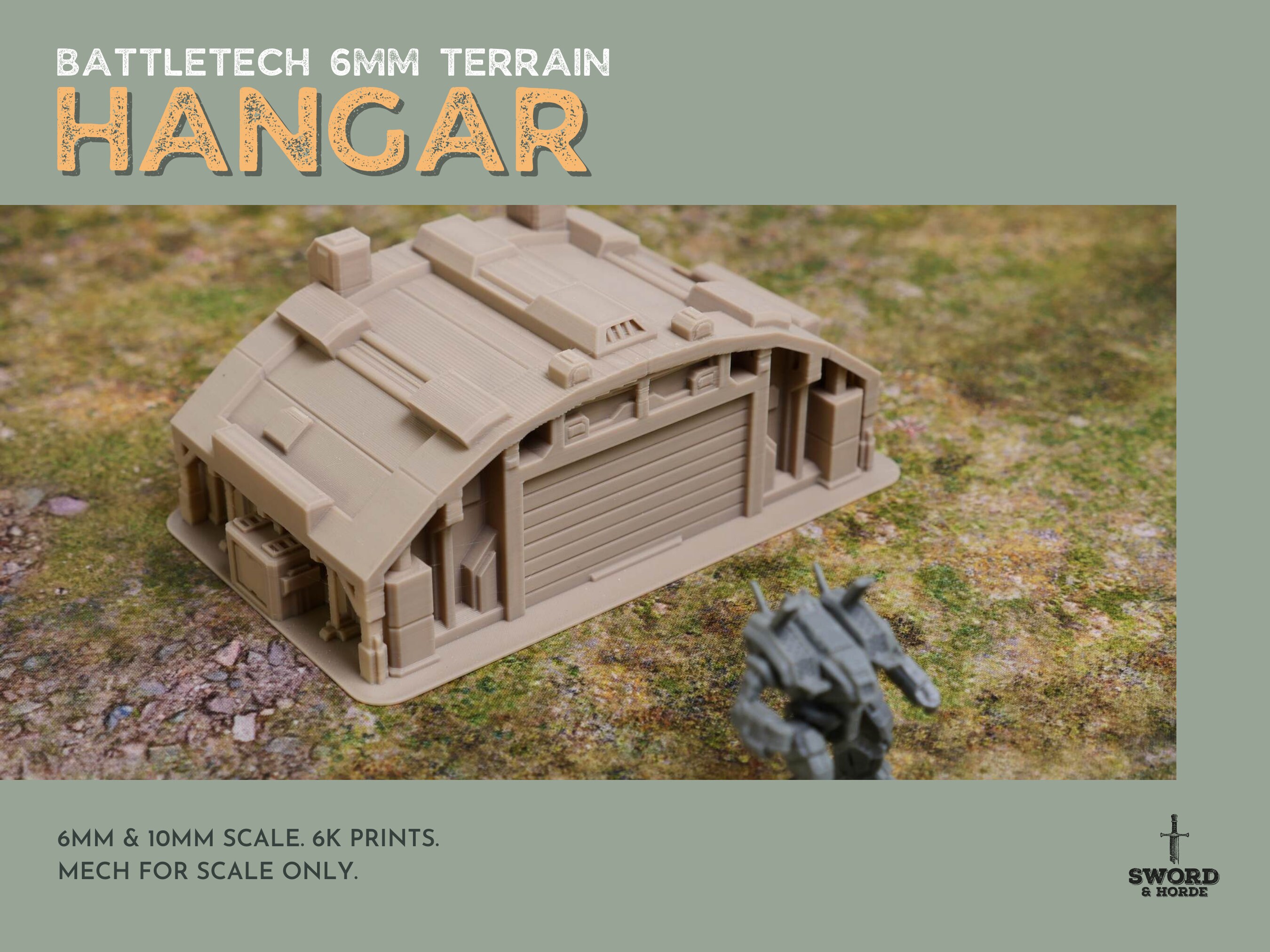 Hangar Terrain Battletech Mechwarrior Miniatures - Etsy