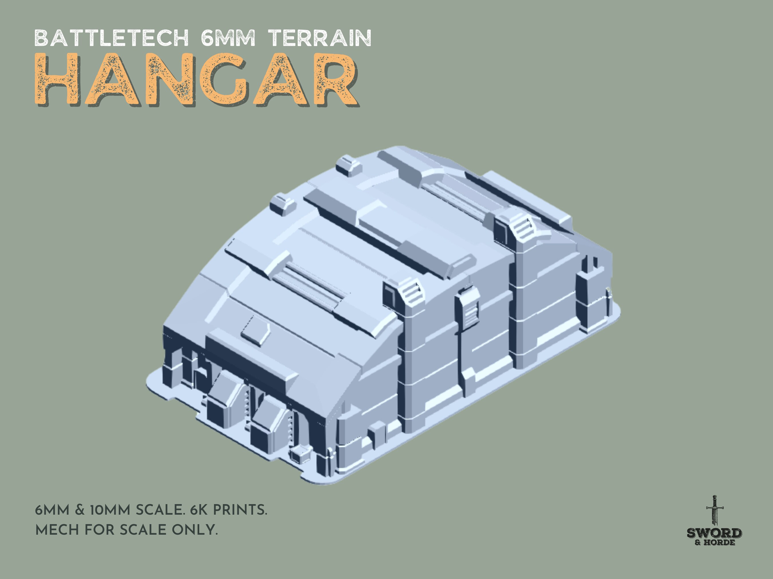 Hangar Terrain Battletech Mechwarrior Miniatures - Etsy