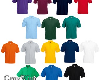 Fruit of the loom polo shirts store