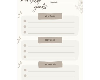 Monthly Budget Planner Printable A4 - Etsy