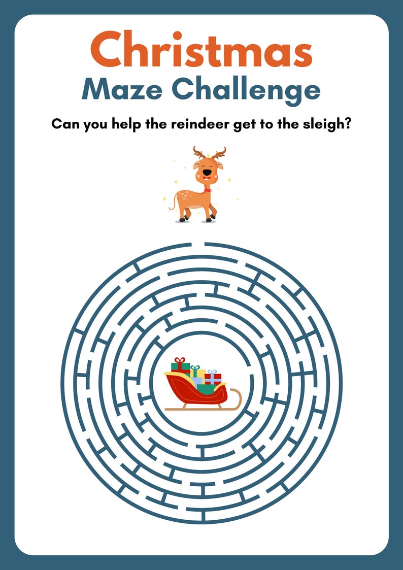 Christmas Activities for Kids, Christmas Eve Box Fillers, Digital ...