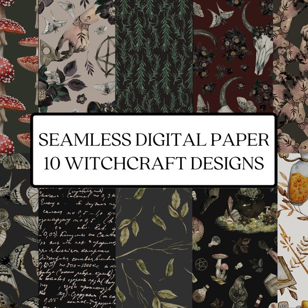 Witchy Background - Etsy