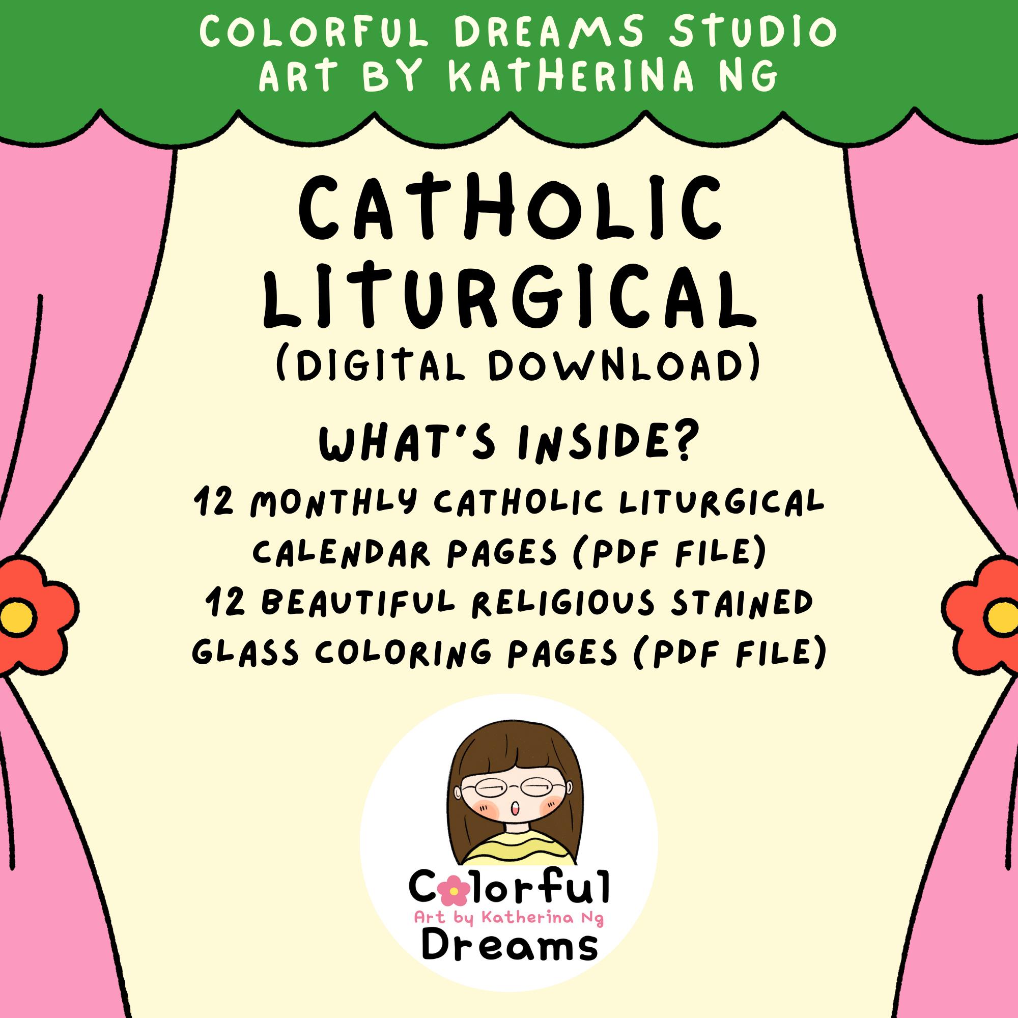 Catholic Liturgical 2025 Calendar Printable: A Liturgical Monthly ...