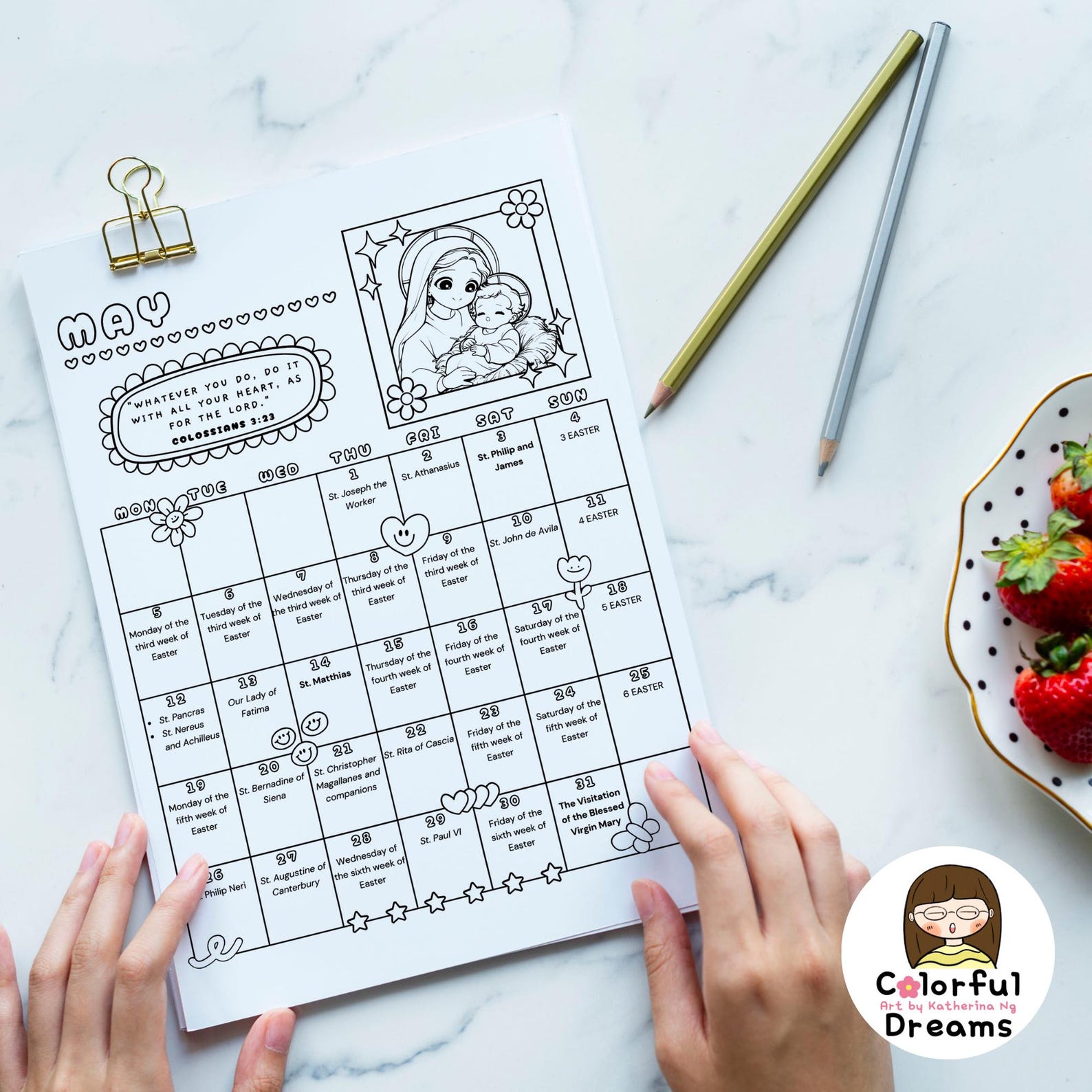 Catholic Liturgical 2025 Calendar Printable: A Liturgical Monthly ...