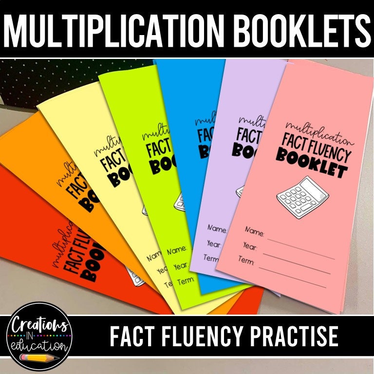 Multiplication Facts Fluency Booklets - Etsy