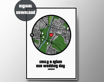 Gta Map Poster - Etsy