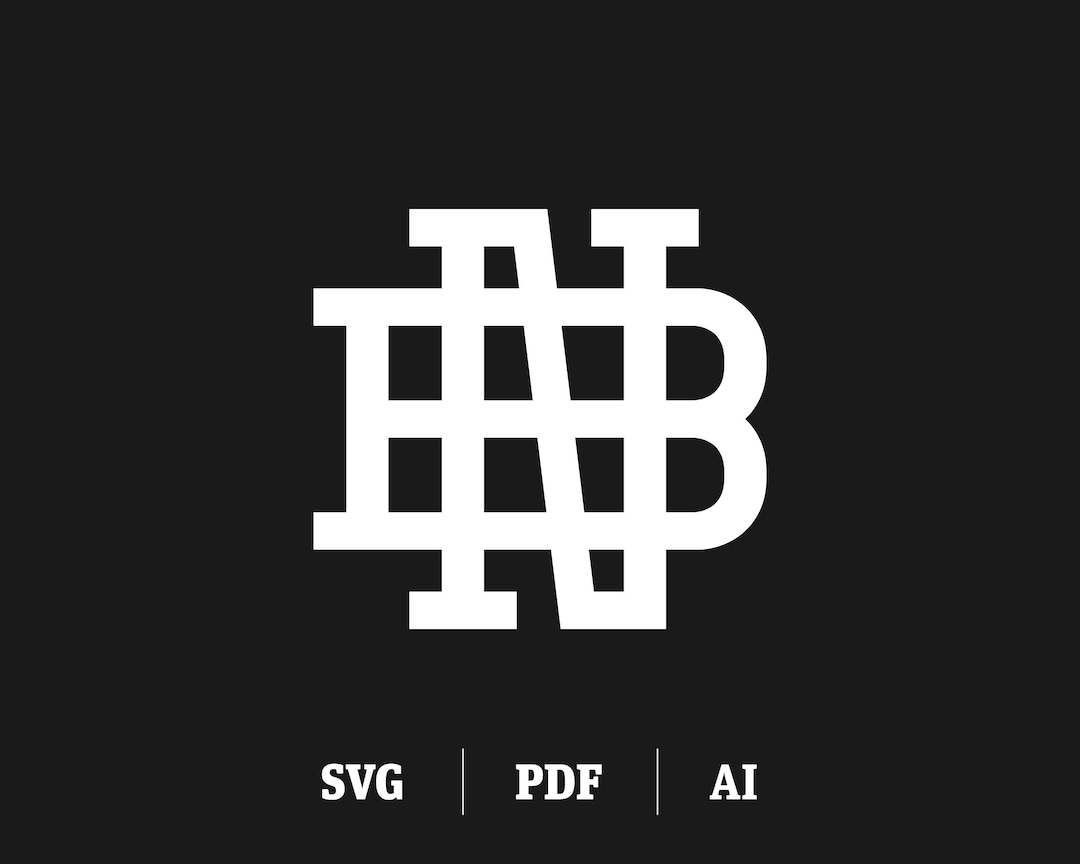 Interlocking BN / NB Monogram, Initial B / Initial N Logo Template ...