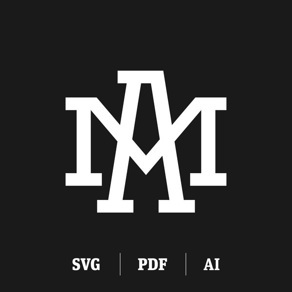 2 Letter Monogram - Etsy