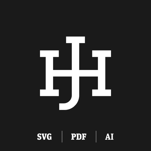 Letter J Monogram - Etsy