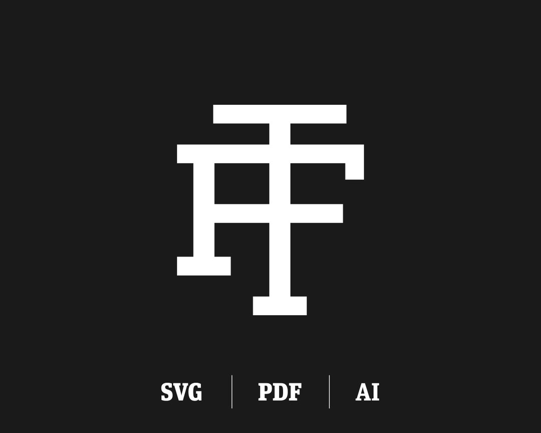 Interlocking FT / TF Monogram, Initial F / Initial T Logo Template ...