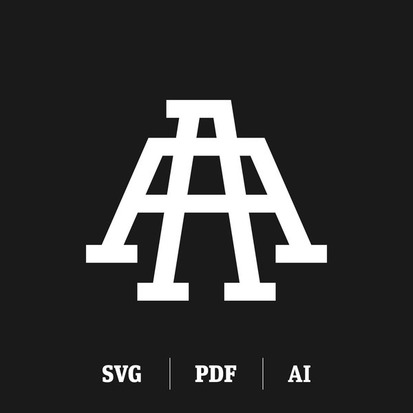 Aa Logo Svg - Etsy
