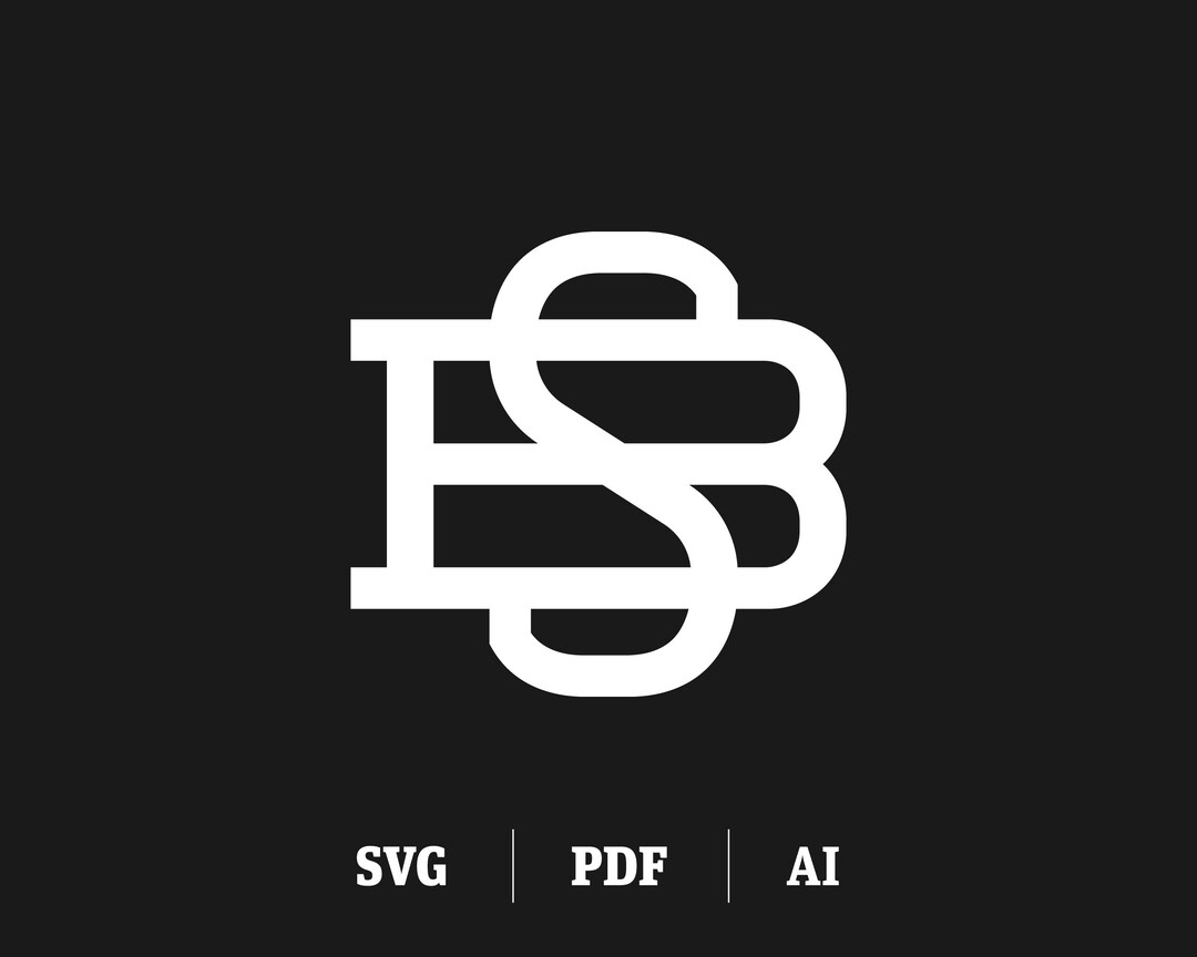 Interlocking BS / SB Monogram, 2 Letter Monogram B / Monogram S ...
