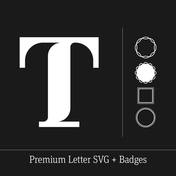 Monogram Letter T - Etsy