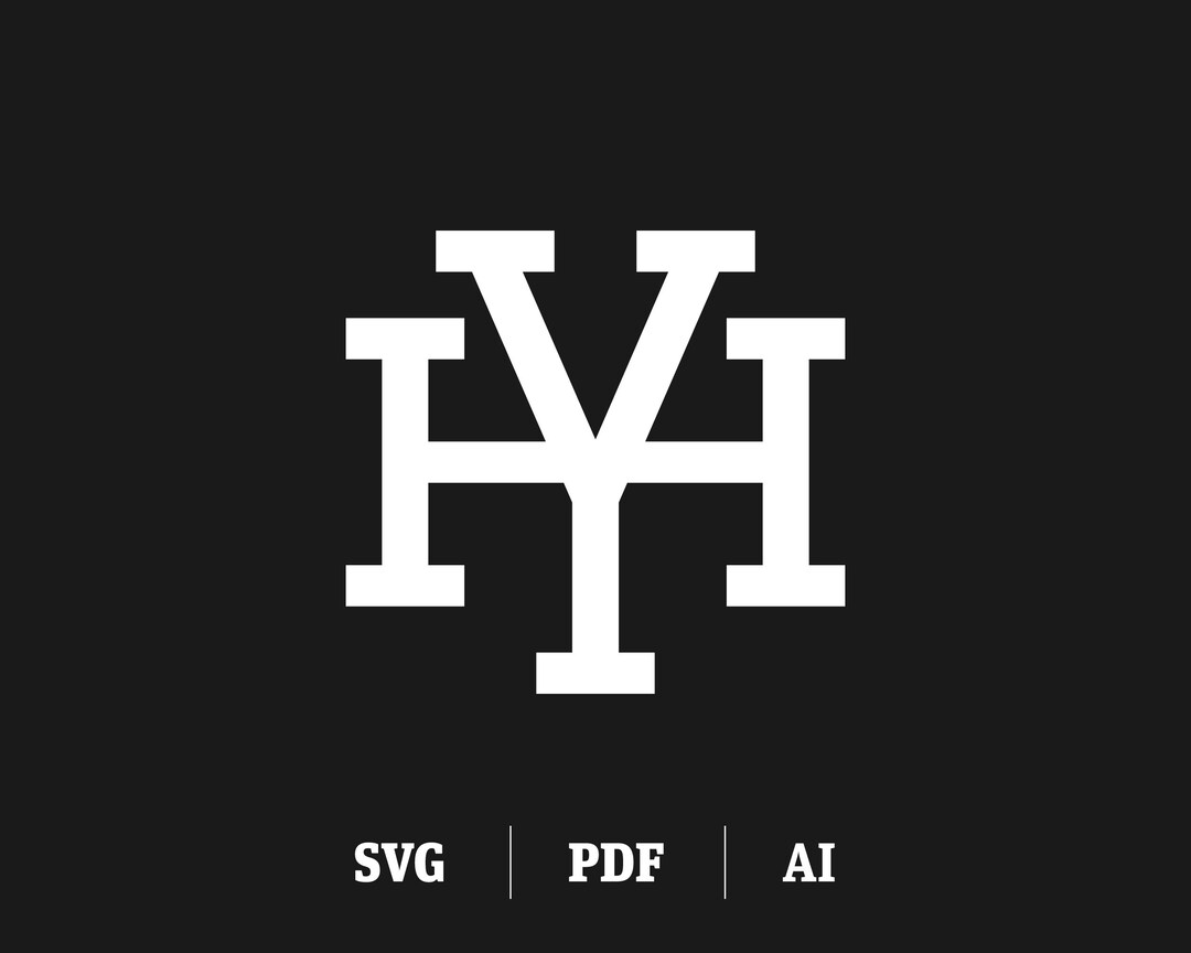 Interlocking HY Monogram Logo Template (digital Download) - Etsy