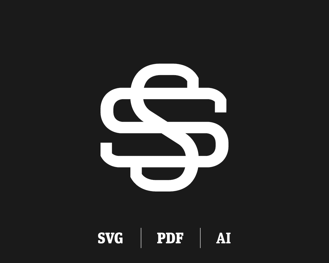 Interlocking SS Monogram, Double Initial S Monogram Logo, Monogram S ...