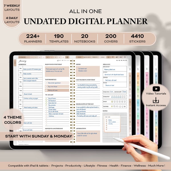 Digital Planner - Etsy