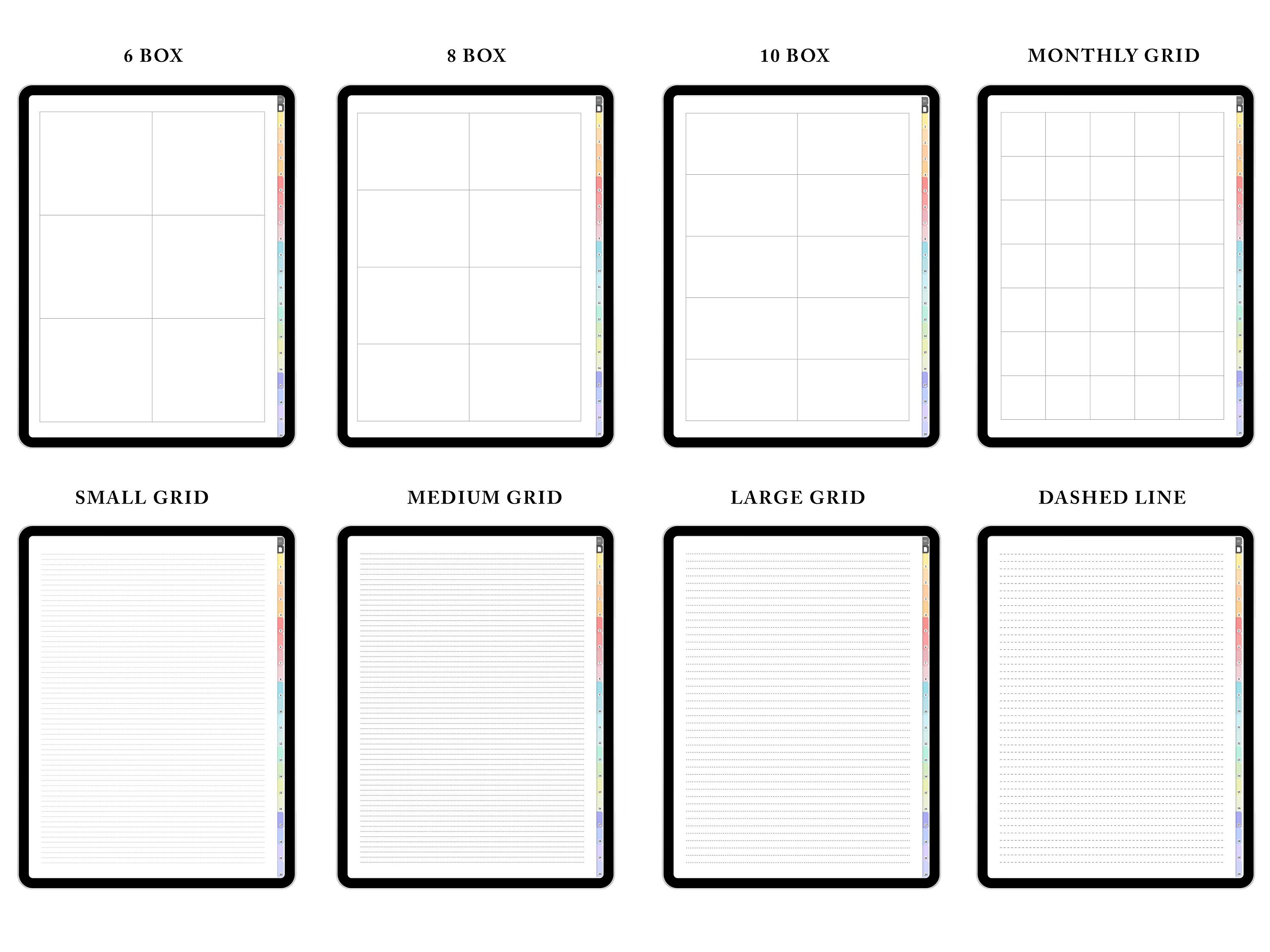 Digital Notebook, Digital Notes Template, Digital Journal, Digital ...