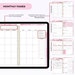 Undated Digital Planner, Pink Digital Journal, Goodnotes Planner, iPad ...