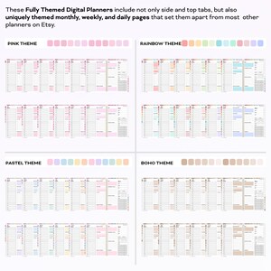 Undated Digital Planner, Pink Digital Journal, Goodnotes Planner, iPad ...