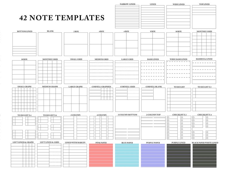 Digital Notebook, Digital Notes Template, Digital Journal, Digital ...
