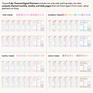 Undated Digital Planner, Neutral iPad Planner, Goodnotes Planner, Boho ...