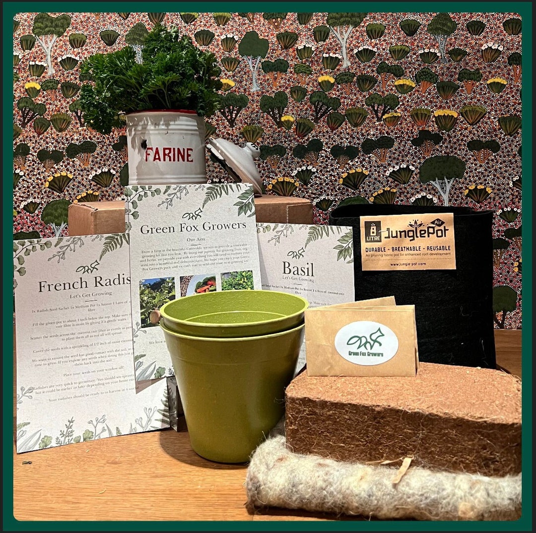 Organic Grow Boxes With Everything You Need to Grow! - Etsy UK