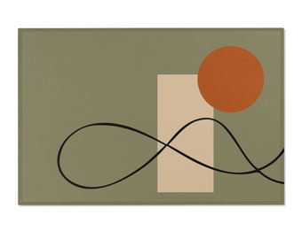 Modern Line Art Rug - Etsy