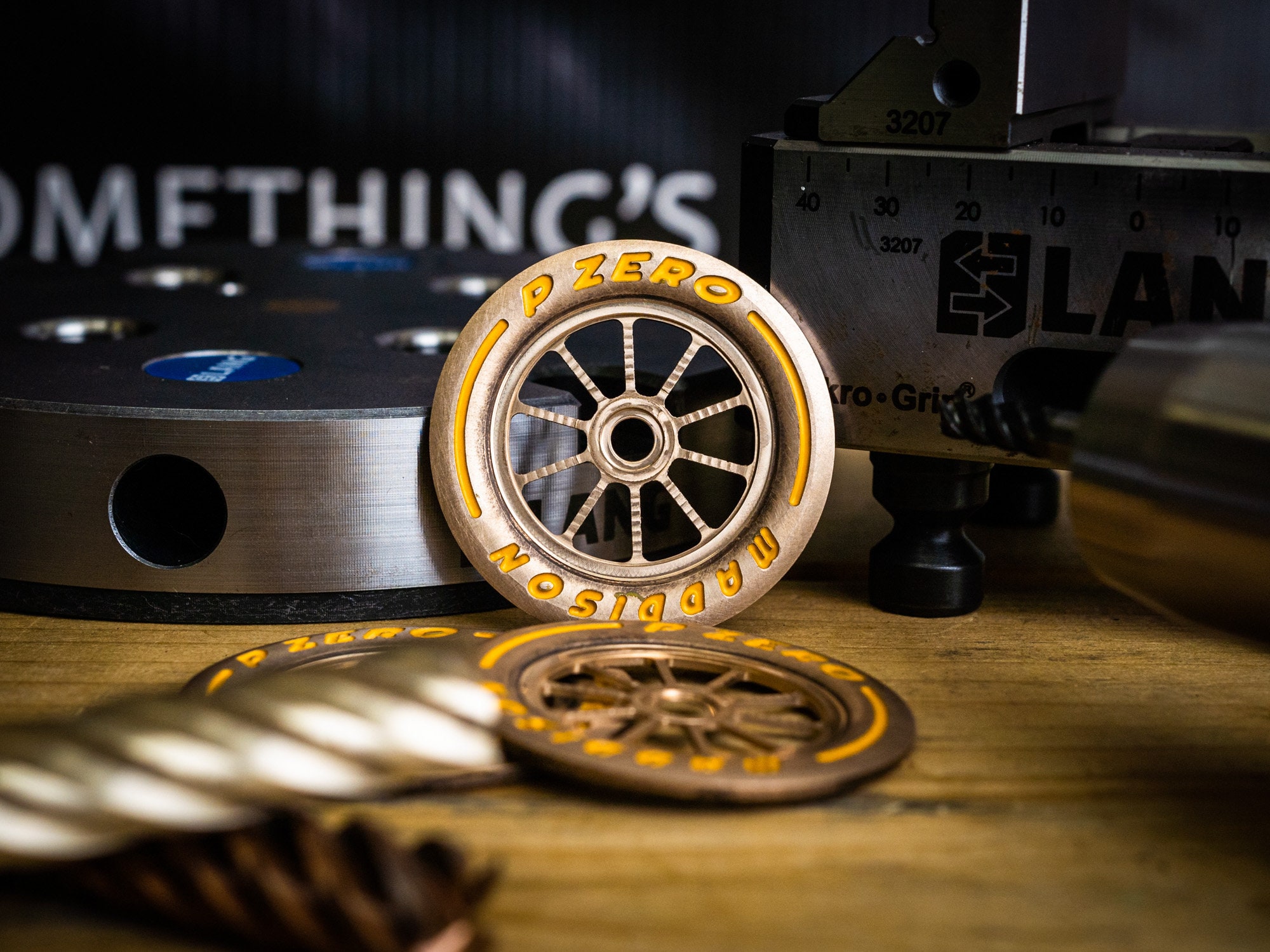Ball Marker-f1 Wheel - Yellow-brass - Etsy