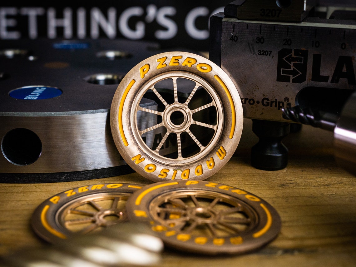 Ball Marker-f1 Wheel - Yellow-brass - Etsy