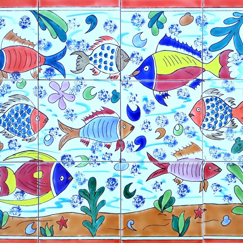 Fish Tiles - Etsy