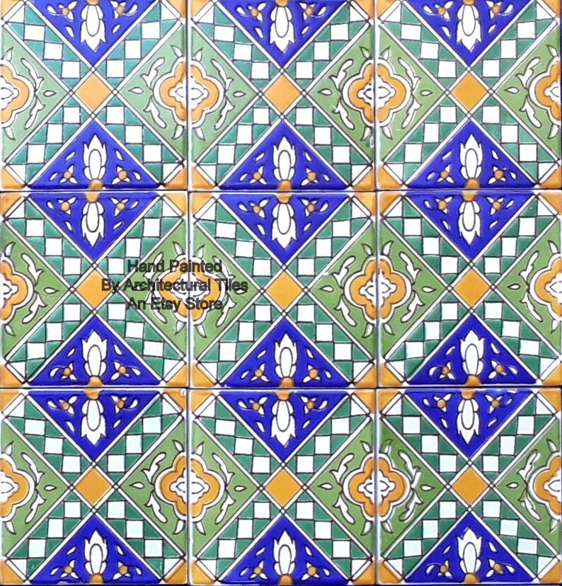 Wall Tiles : Spanish Style Architectural Tiles, Decorative Ceramic ...