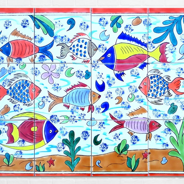 Fish Tiles - Etsy