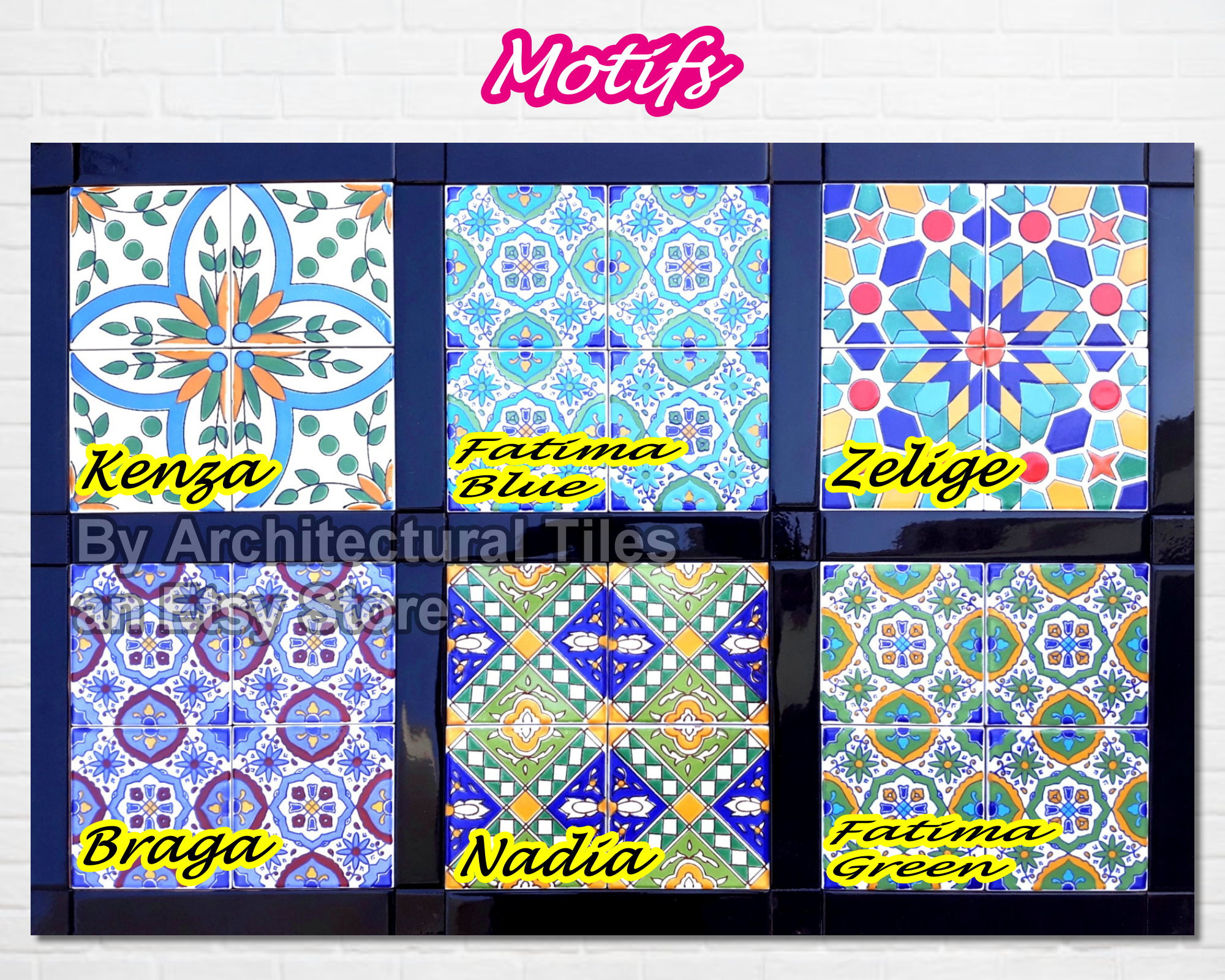 4inx4in Architectural Wall Ceramic Tiles Kitchen Backsplash - Etsy