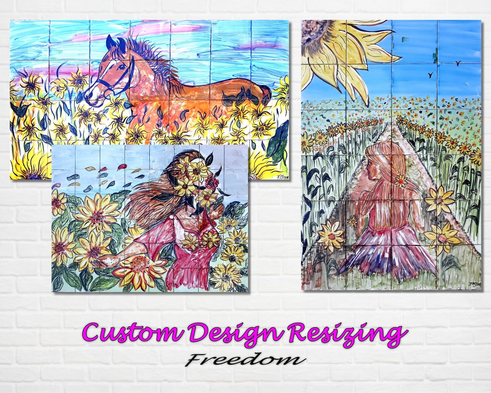 Architectural Tiles, Hand Painted Mosaic Murals, French Country Design ...