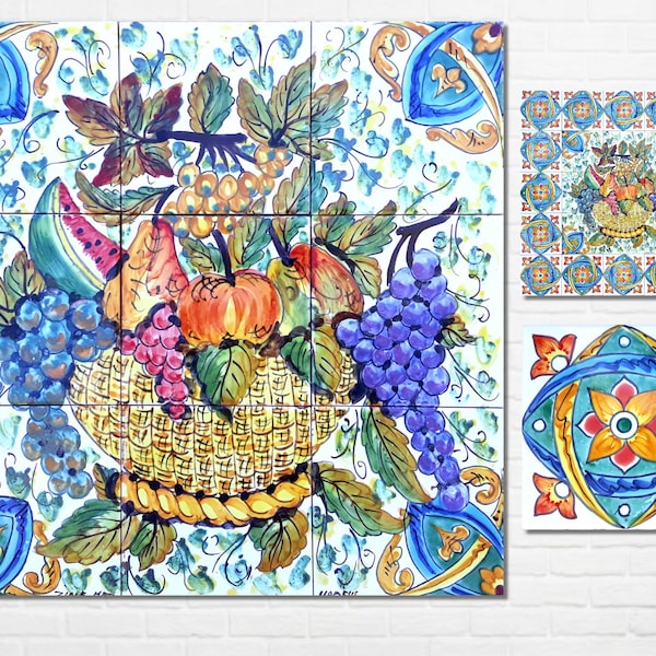 Italian Tile Mural - Etsy