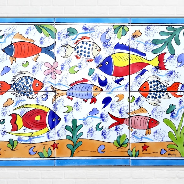 Fish Tiles - Etsy
