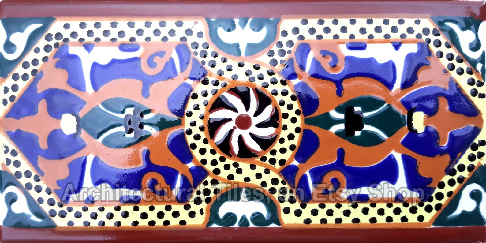 8inx4in Architectural Tiles, Decorative Mosaics, Border Trim Tiles - Etsy
