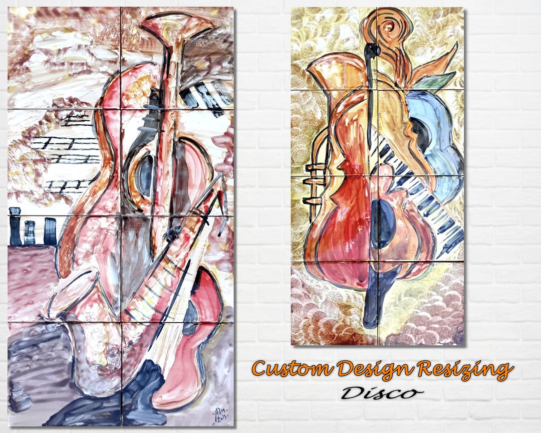 Architectural Tiles, Hand Painted Mosaic Murals, Musical Design ...