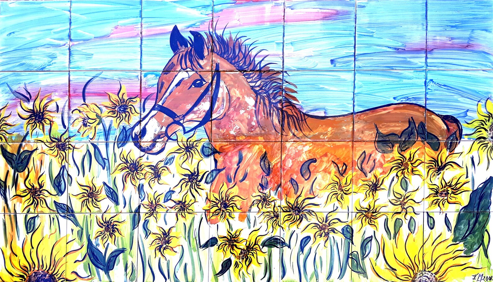 Architectural Tiles, Hand Painted Mosaic Murals, French Country Design ...