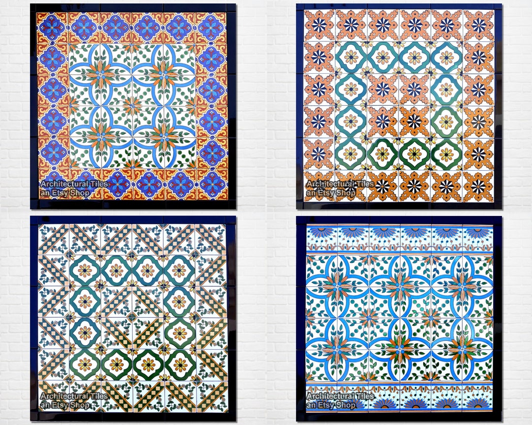 Mosaic Tile Assortment Patchwork 24inx24in - Etsy